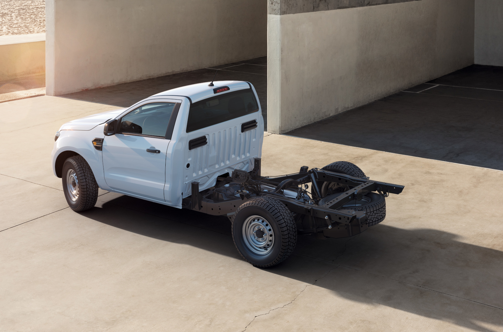 Ford Ranger pick-up veelzijdiger door toevoeging van chassis-cab model